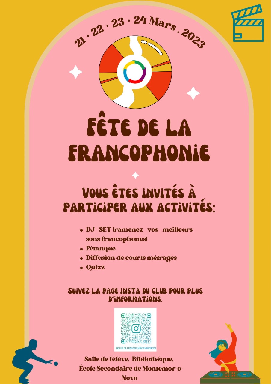 Fête de la Francophonie – 21 au 24 Mars – Agrupamento de Escolas de ...